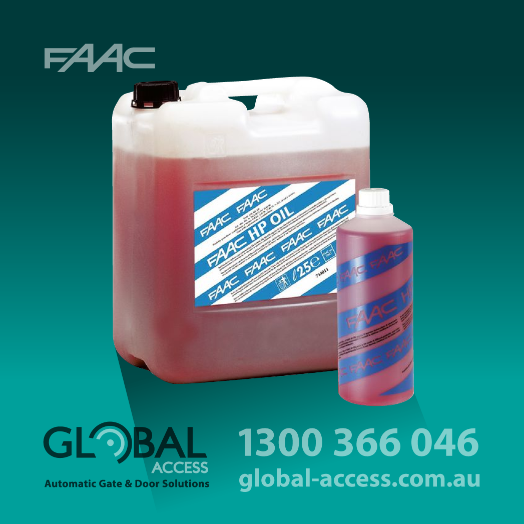 FAAC Hydraulic Oil - 1 Litre Bottle OR 5 Litre Bottle – Global Access FAAC Hydraulic Oil - 1 Litre Bottle OR 5 Litre Bottle – Global Access